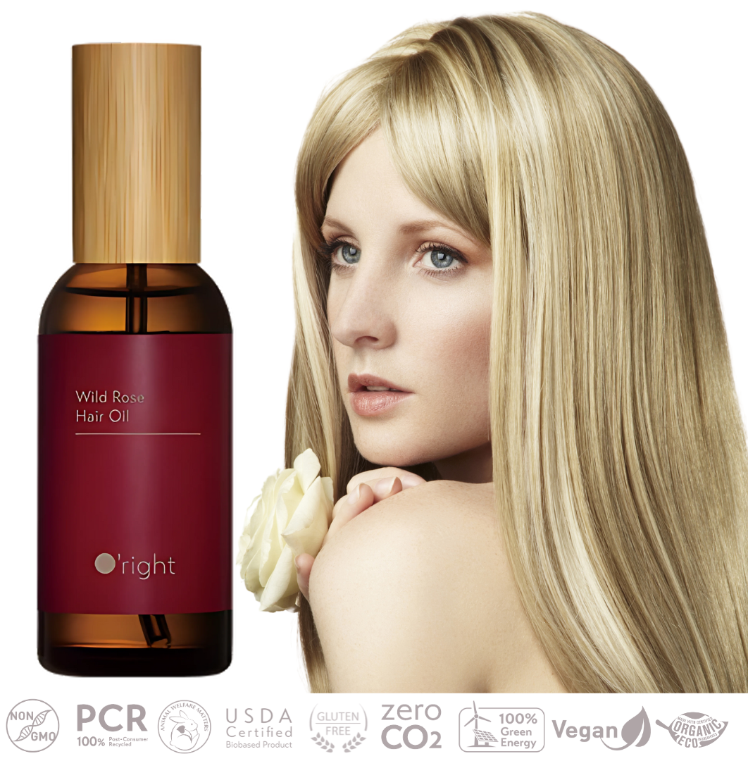 O'RIGHT WILD ROSE HAIR OIL 100ML – O'Nature