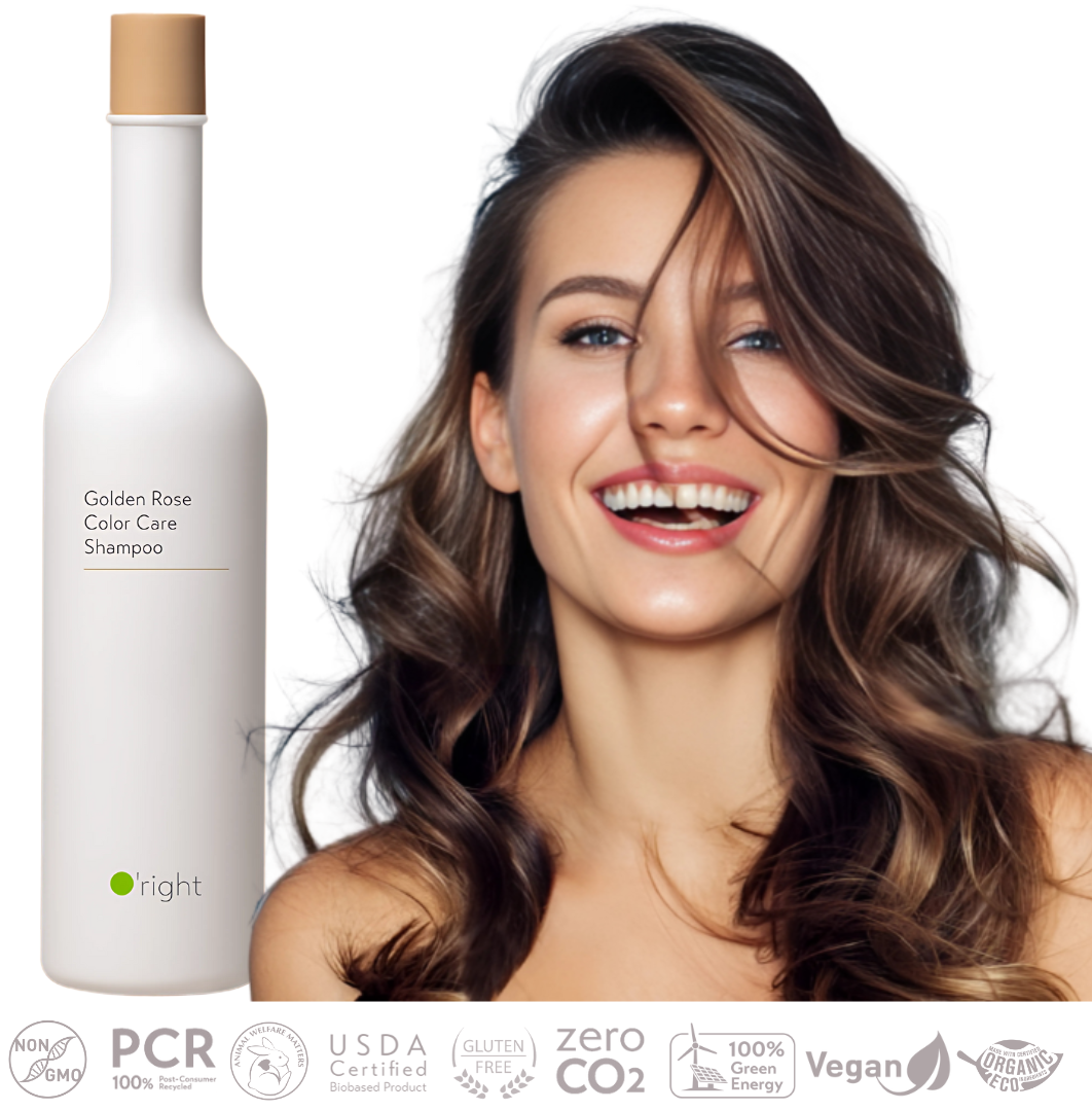 O'right Golden Rose Color Care Shampoo 400ml – O'Nature
